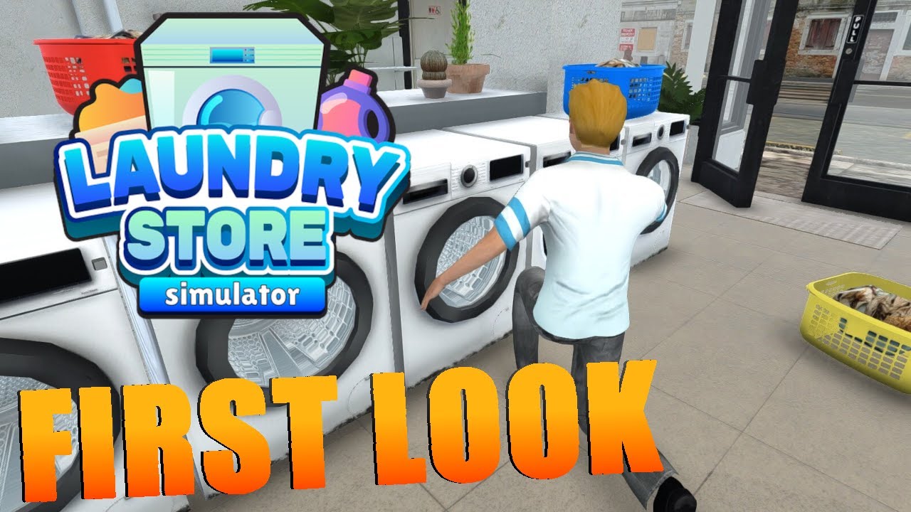 Laundry Store Simulator - Gameplay - YouTube