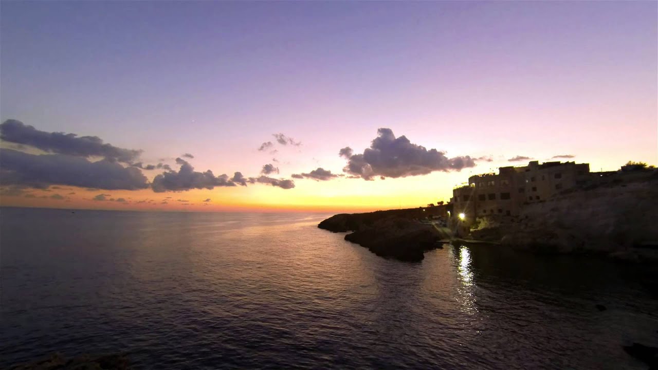 Ghar Lapsi Sunset - Timelapse - YouTube