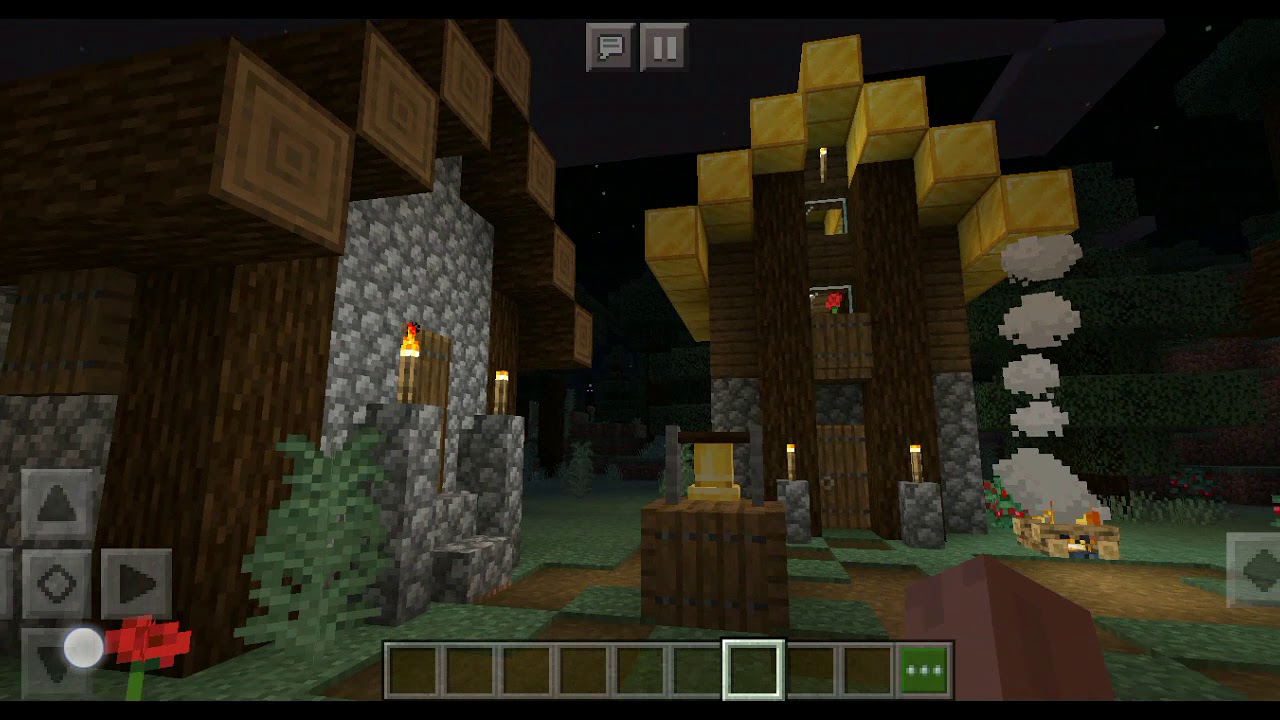 Making golden house in Minecraft - YouTube