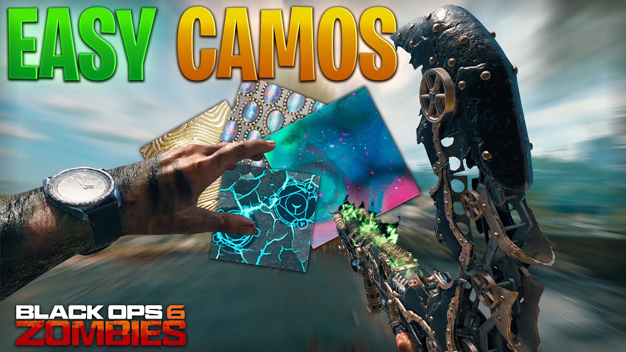 *NEW* Unlock ALL CAMOS in ONE GAME in Black Ops 6: Zombies ( EASY ...