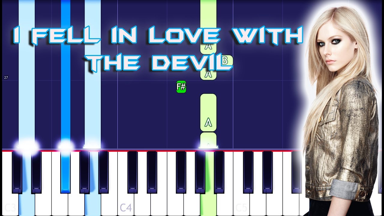 Avril Lavigne - I Fell in Love With the Devil Piano Tutorial EASY ...
