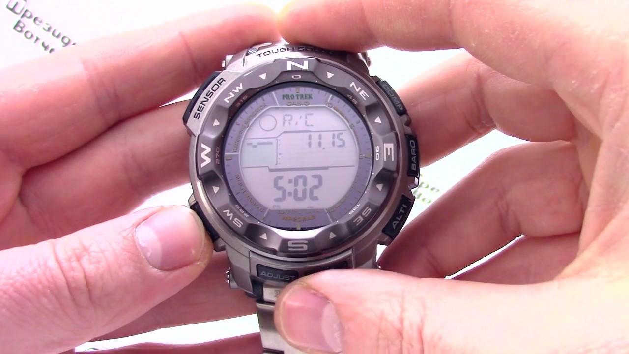 Часы Casio Pro Trek PRW-2500T-7E [PRW-2500T-7ER] - Видео обзор от ...