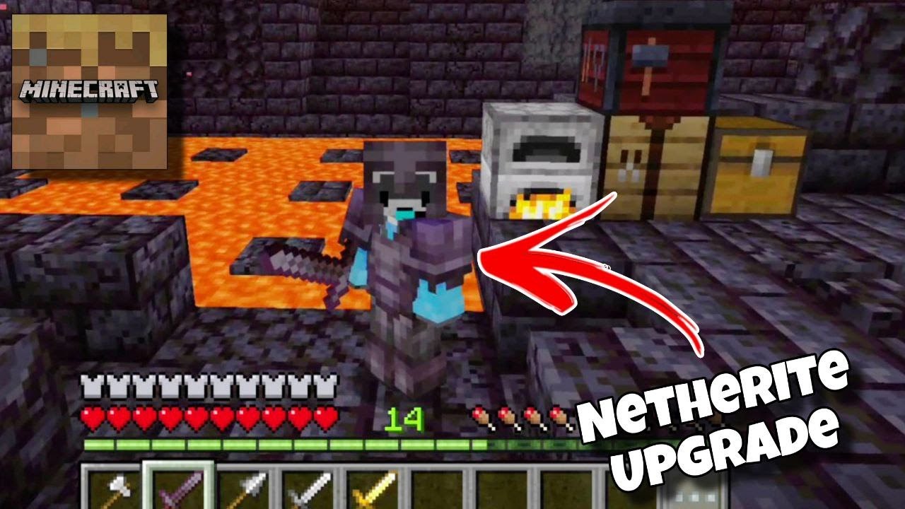 How to Full Netherite Upgrade in Minecraft Trial - YouTube