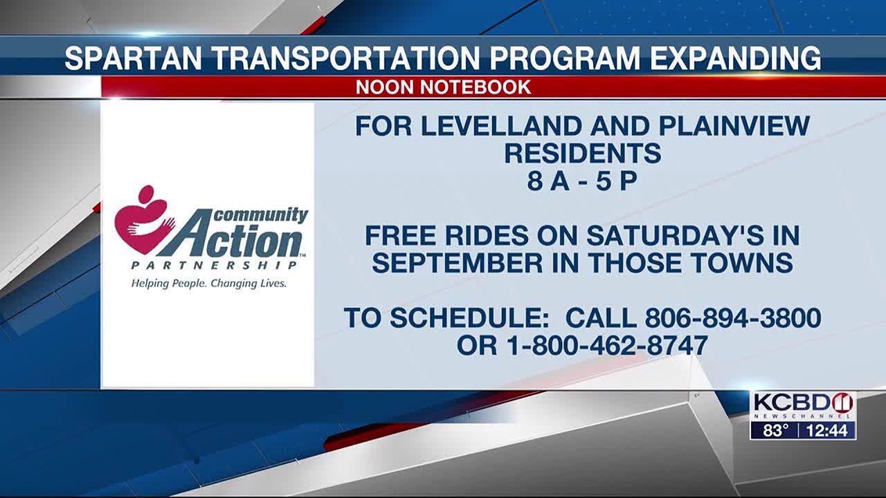 Noon Notebook: Spartan transportation program expanding to Saturdays ...