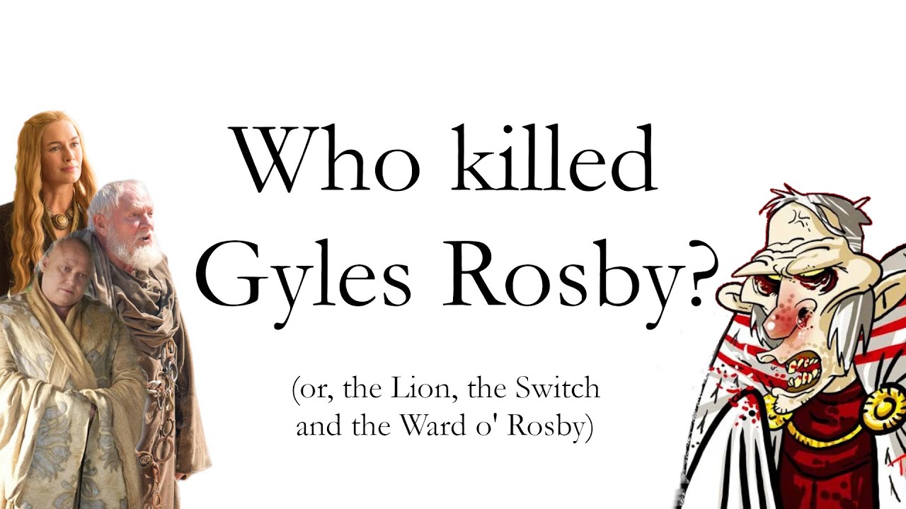 Who killed Gyles Rosby? - YouTube