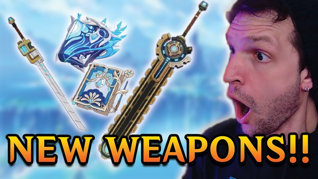 4 STAR HP SWORD?? | New Weapons in Genshin Impact version 4.1! - YouTube