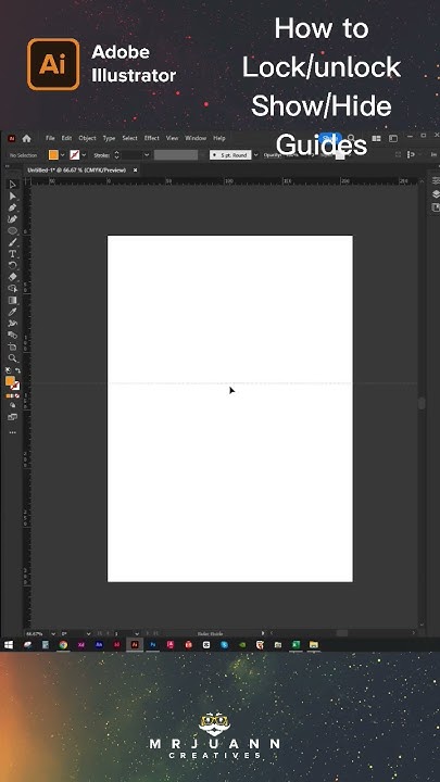 lock/unlock & show/hide in adobe illustrator - YouTube