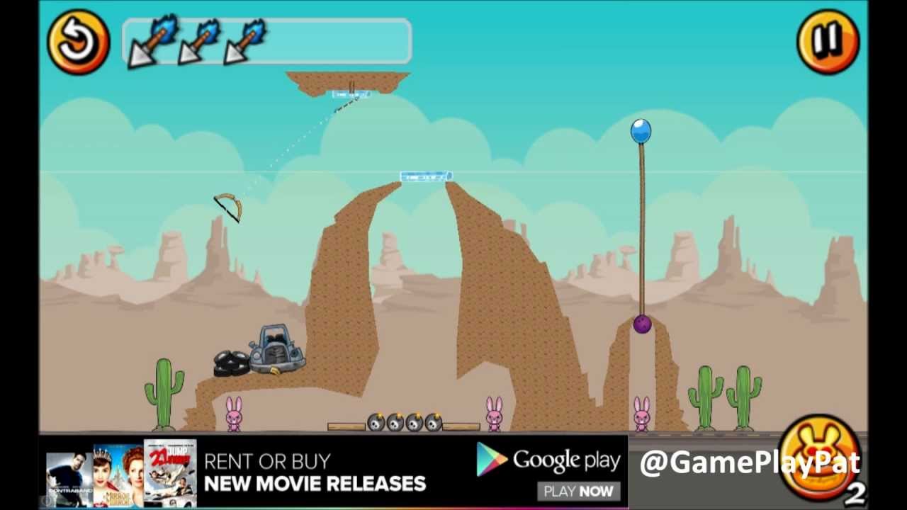 Bunny Shooter Level 38 World 4 - 3 Stars - YouTube