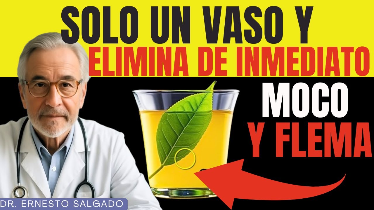 El REMEDIO CASERO que los MÉDICOS NO te cuentan para ELIMINAR MOCO y ...