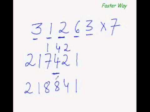My easy way to Multiply any Number with Numbers from 1 to 9 Education ...