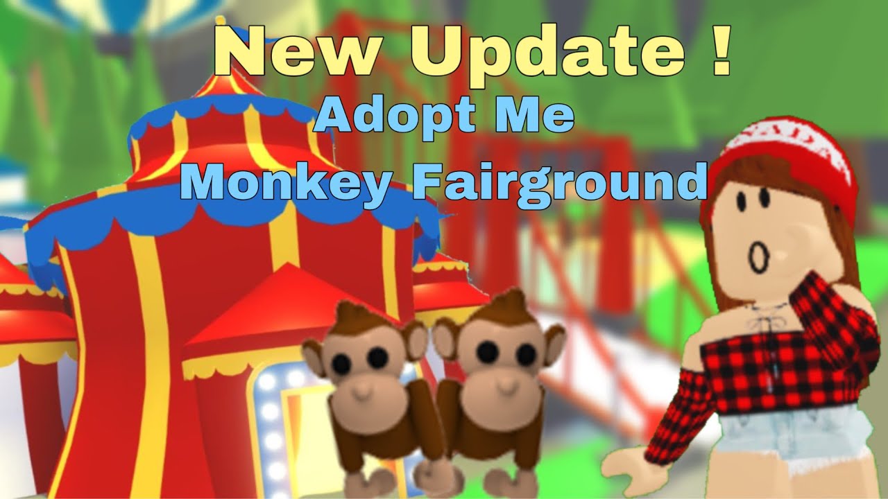 New Update! Adopt Me Monkey Fairground - YouTube