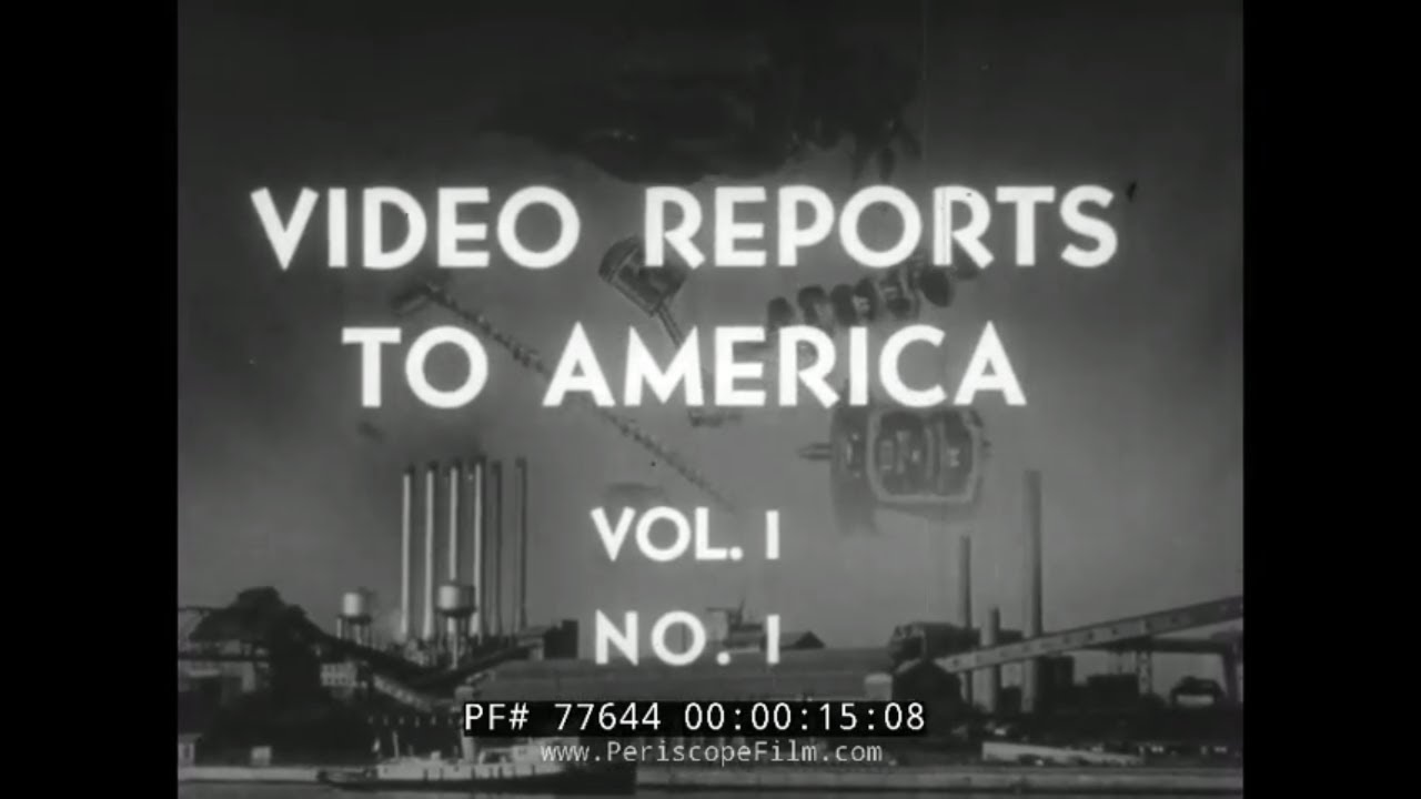 ABC VIDEO REPORTS TO AMERICA VOL. 1 No. 1 AUTOMOBILE MANUFACTURE 77644 ...