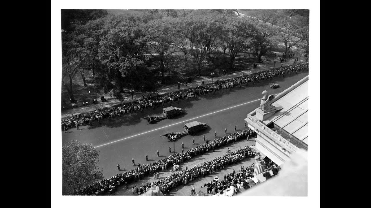 FDR Funeral Procession - 1945 - YouTube