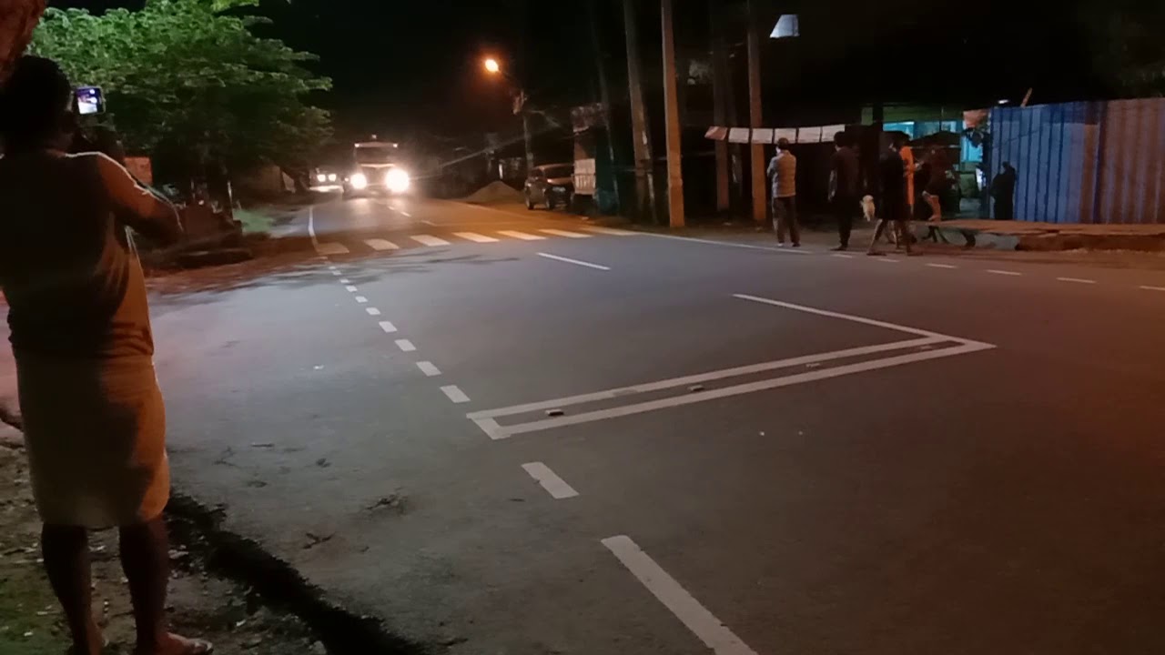 Shifting Navel helicopter landed in Chellanam - YouTube