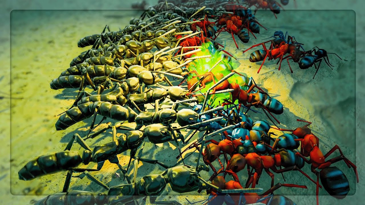 Matabele Ants VS Everything in Empires Of The Undergrowth - YouTube