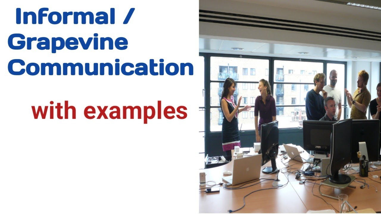 Grapevine / Informal Communication with examples | Informal ...