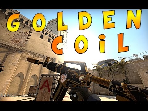 CS:GO - M4A1-S Golden Coil (Battle-Scarred) Condition: 52.112% - YouTube