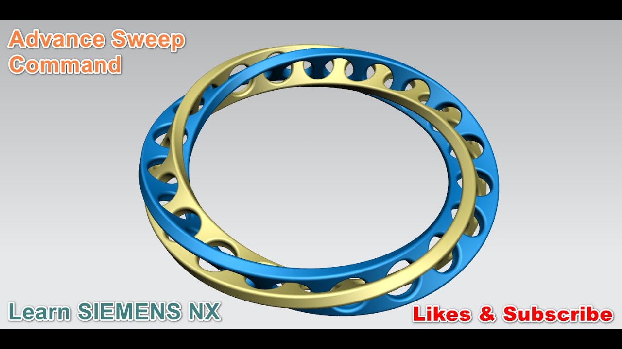 Advance Command Sweep in SIEMENS NX ( Jangra Designs) +919312964431 ...