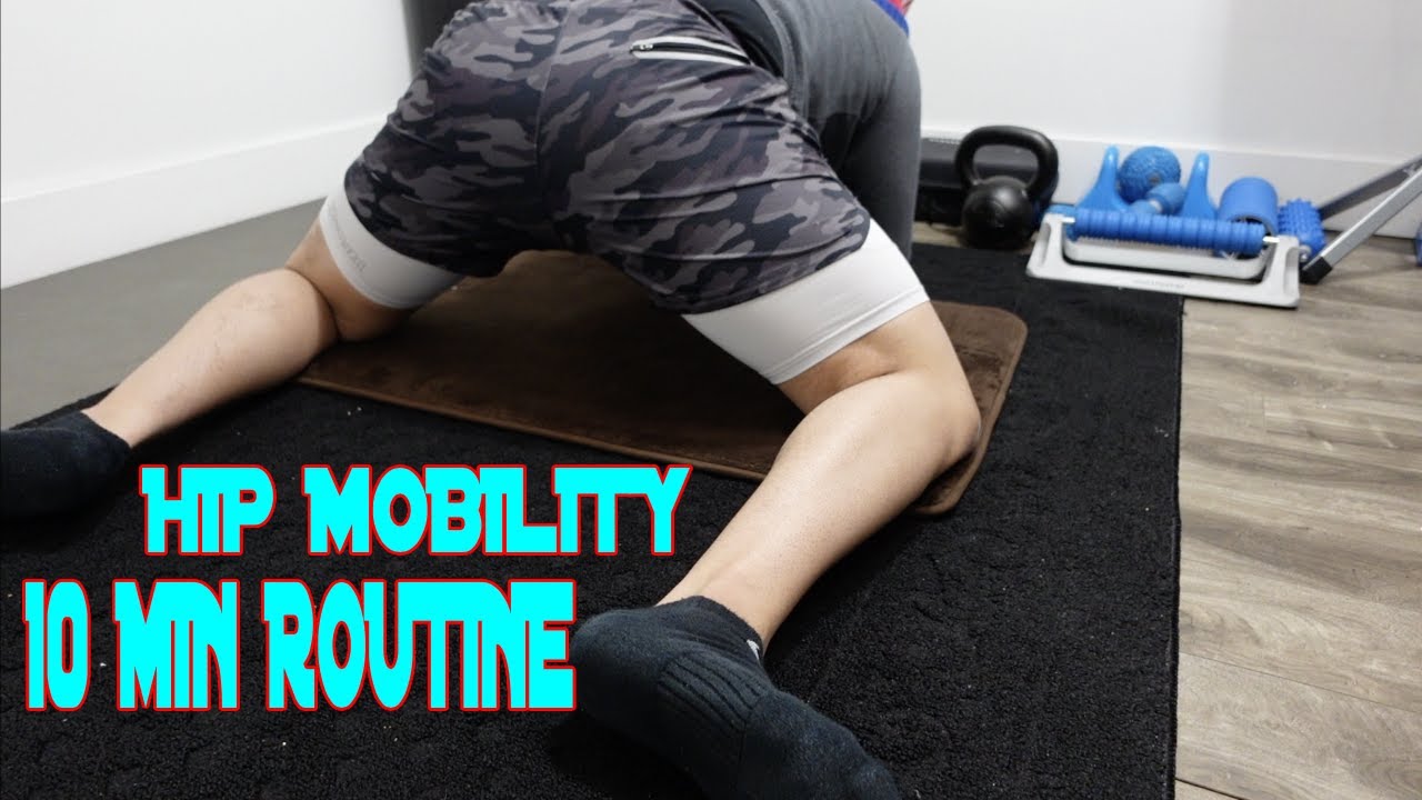FOLLOW ALONG SIMPLE 1O MIN HIP MOBILITY ROUTINE - YouTube