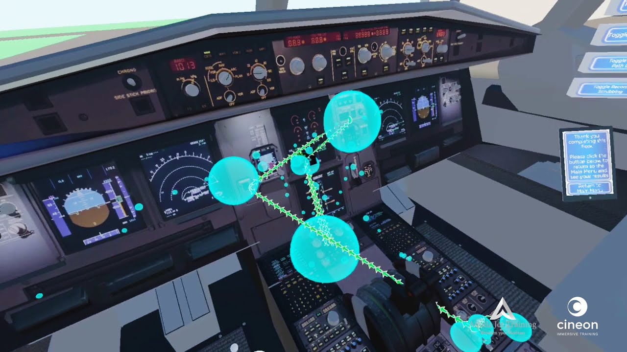 Pilot Training using in-VR Eye-Tracking - YouTube