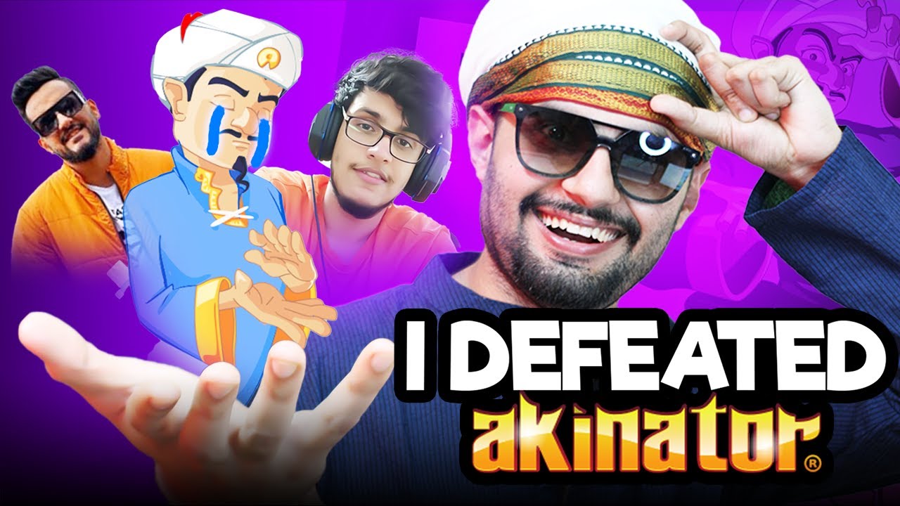 I DEFEATED AKINATOR !! While Finding My Favourite Youtubers - YouTube