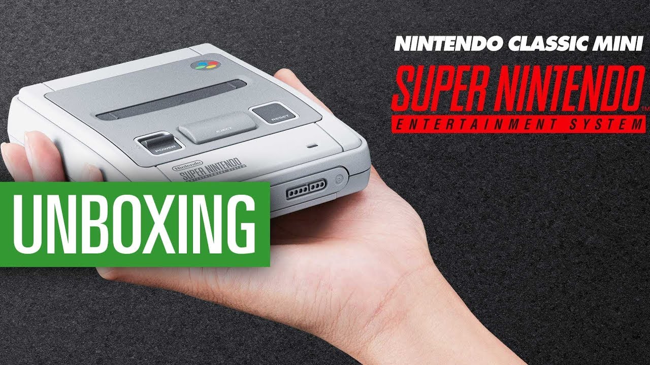 Nintendo SNES Mini - Unboxing, Anschließen, Start - YouTube