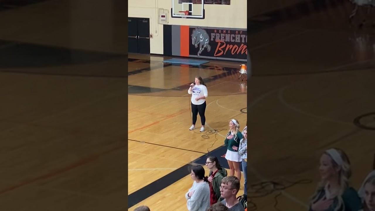 Kayla Botkin - National Anthem (Spring Pep Rally 2022) - YouTube