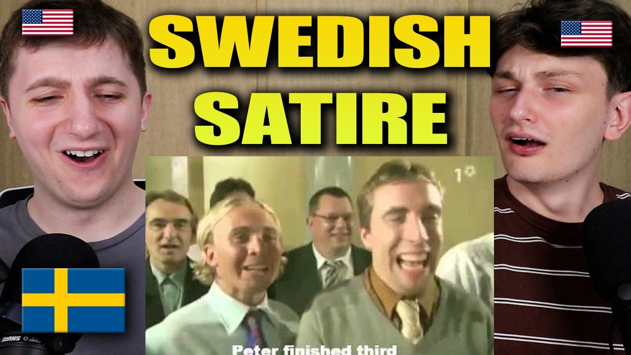 Americans React to Grotesco - Runka Bulle Swedish Sketch Comedy - YouTube