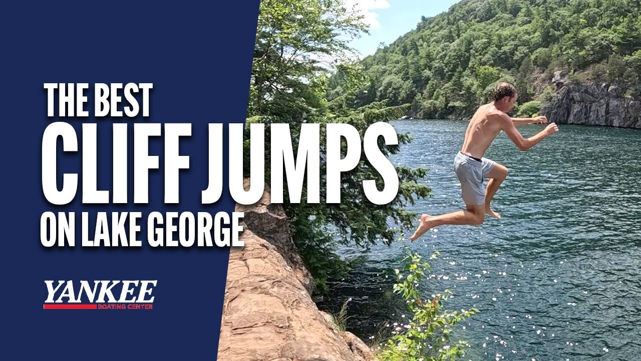 The Best Cliff Jumping Spots On Lake George - YouTube