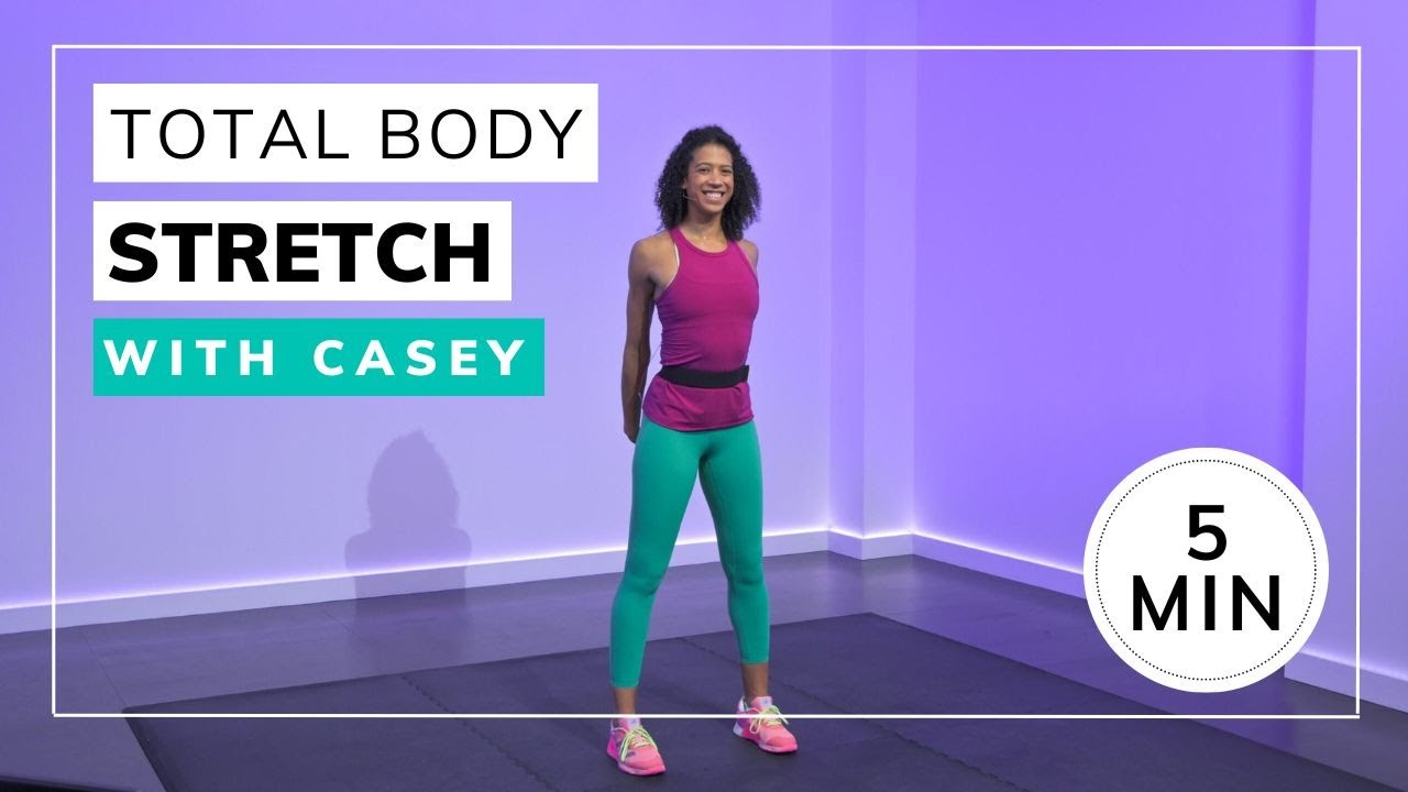 5 Min Total Body Stretch with Casey S - YouTube