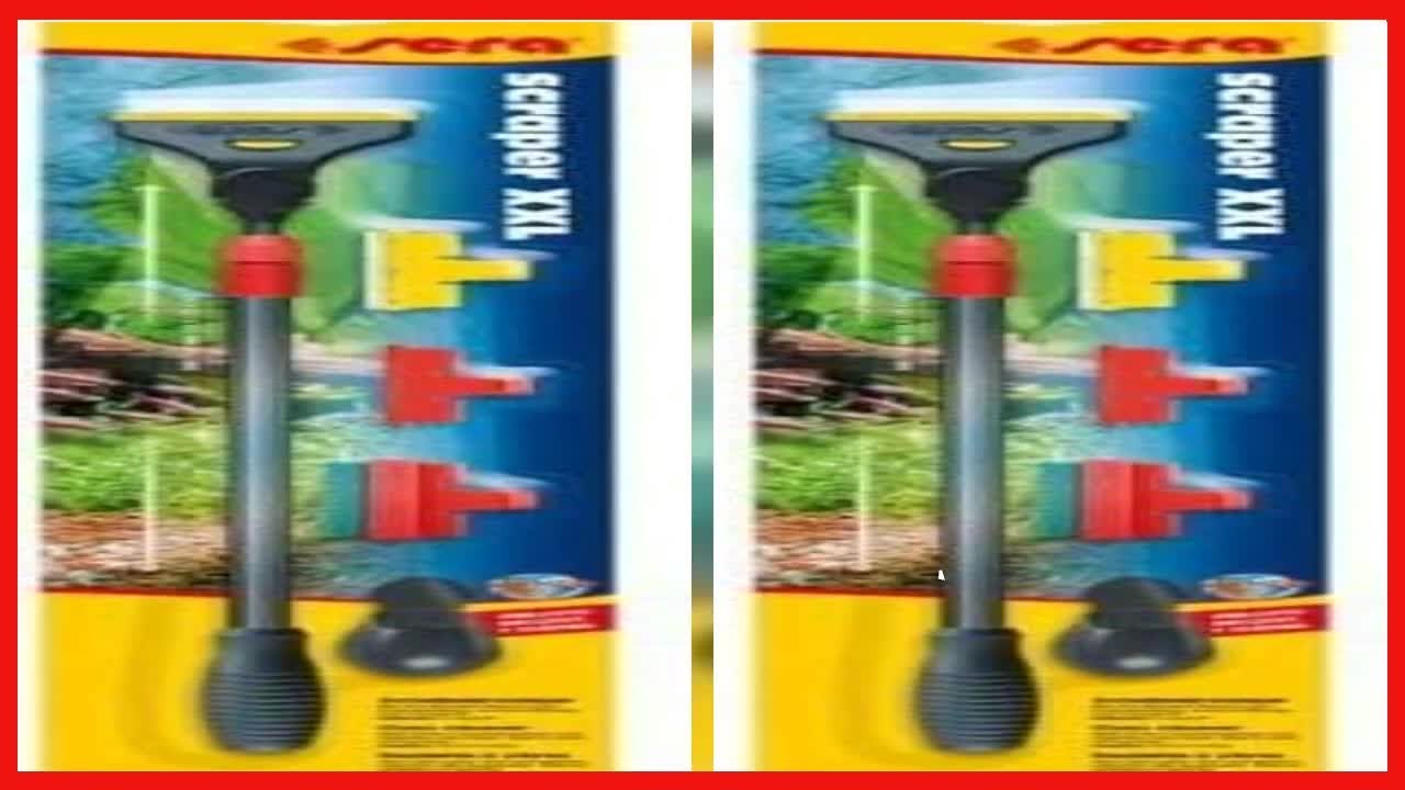 Sera Scraper XXL with Blades - YouTube