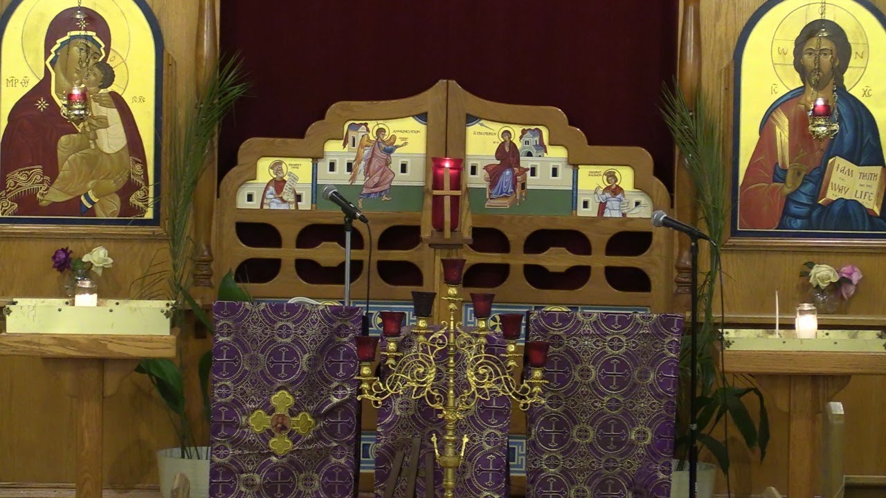 April 8, 2020. Great & Holy Wednesday. Mystery of the Anointing. Holy ...