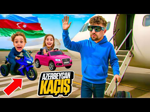 BABAM EVİ TERKETTİ !! AZERBAYCAN KAÇIŞ OPERASYONU !! KUZEY ELİF ARABAYA GİZLİ BİNDİ !!