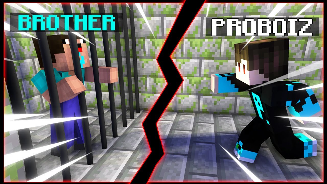 SAVING MY YOUNGER BROTHER IN MINECRAFT - YouTube