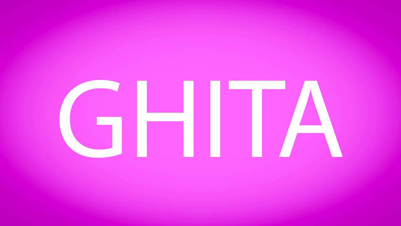 How to pronounce GHITA - YouTube