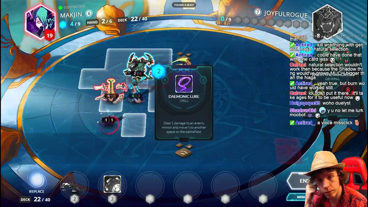 Duelyst alpha #79 - BO3 in the Community Throwdown tournament! - YouTube