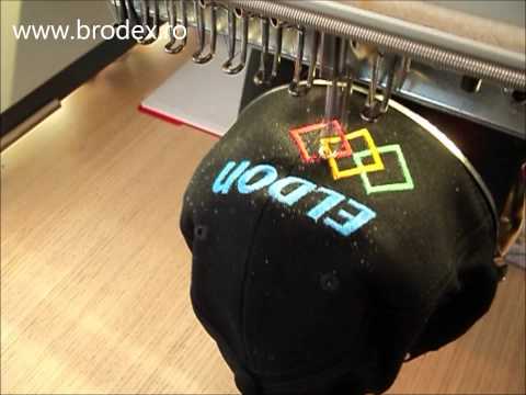 Broderie sepci - broderie computerizata - YouTube