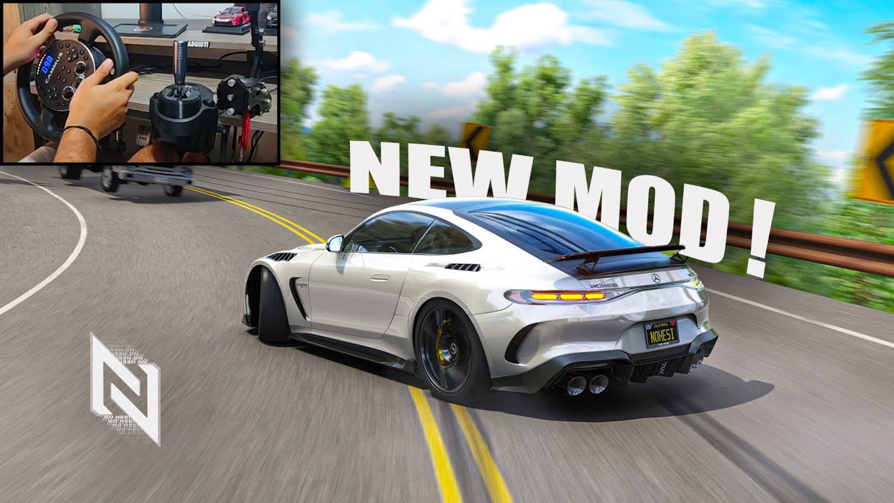 CRAZY Mercedes GT63 AMG drifting through traffic - assetto corsa - Gameplay (POV) - YouTube