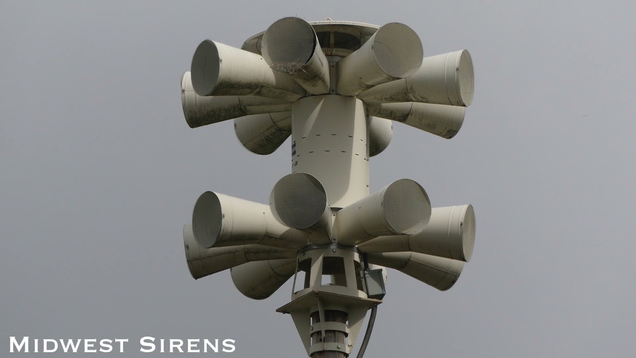 Sentry 16V1T-B Siren Test, Full Attack, Polk City, IA (Polk Co.) - YouTube
