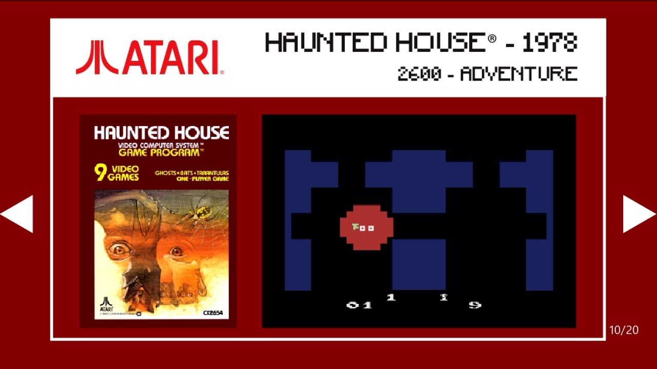 Haunted House | Atari Collection 2 | Game 10 of 20 | Evercade Handheld ...