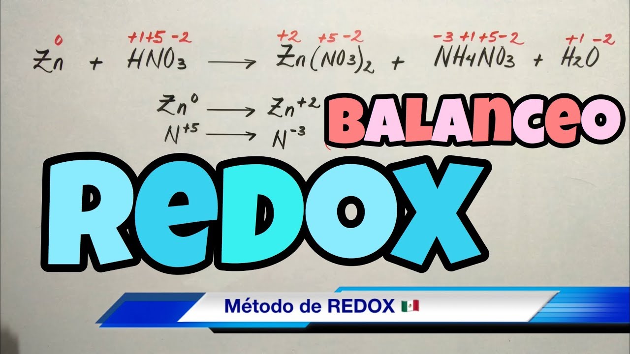 Balanceo Método REDOX (muy fácil y paso a paso) - YouTube