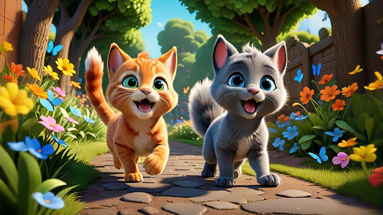 Three Soft Kittens Go Meow-Meow-Meow | Cute Kids’ Song | Nursery Rhymes ...
