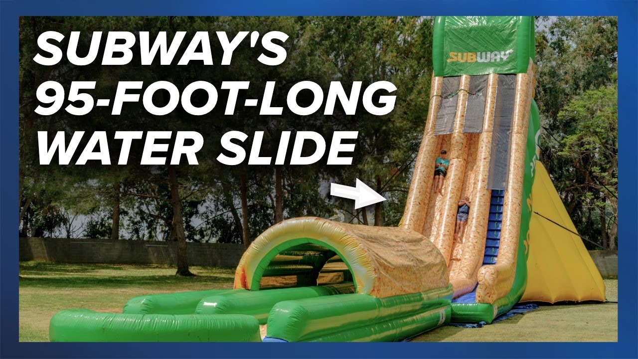 🛝 95-Foot-Long Subway Water Slide, 95-Year-Old Car Salesman, 104 Snakes ...