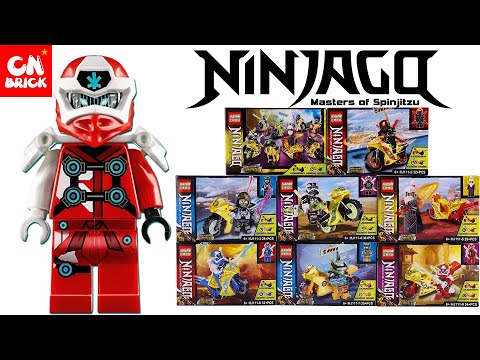 Unoffical LEGO NINJAGO MINIFIGURES SET HJLELPIN HJ111 Unofficial LEGO
