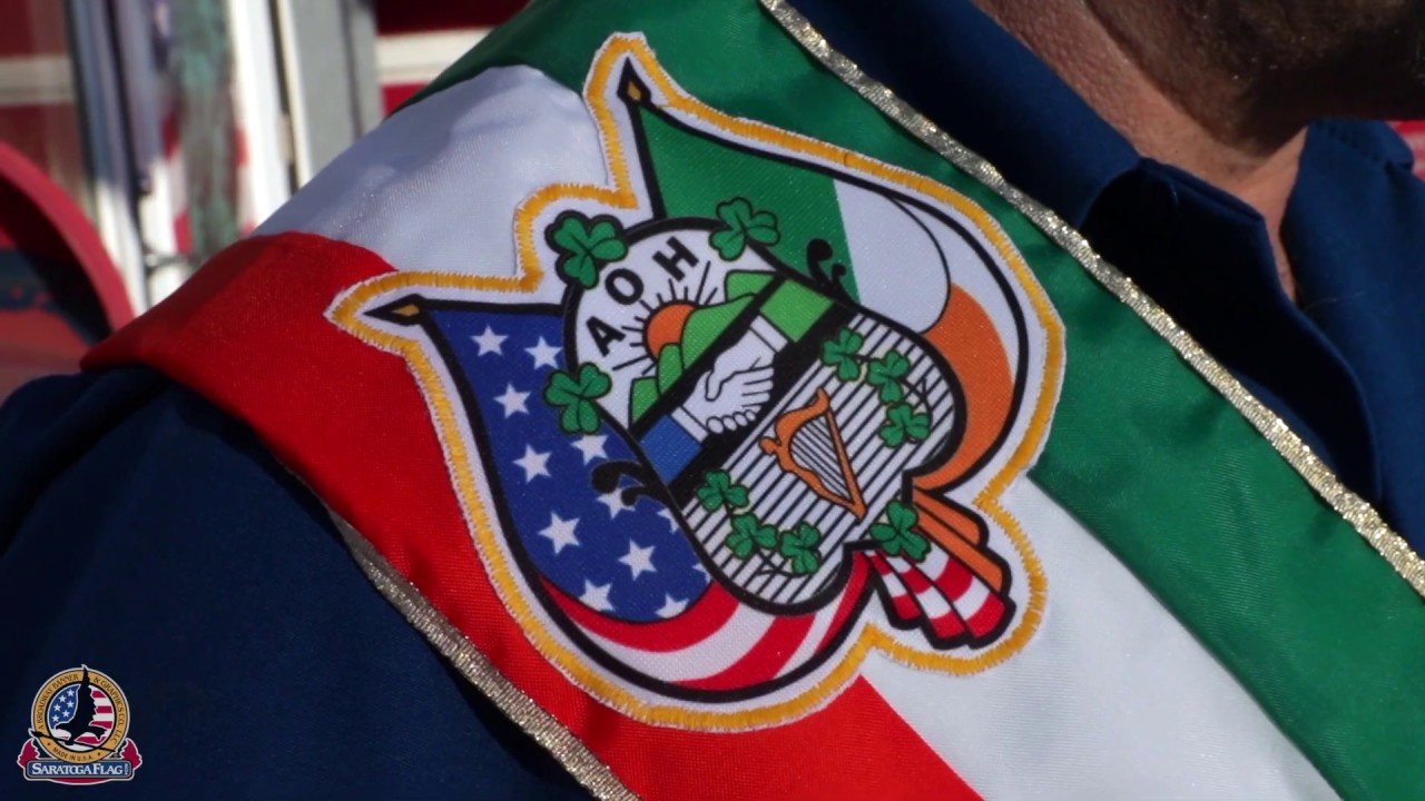 Irish Parade Sashes, Proudly Made by Saratoga Flag - YouTube