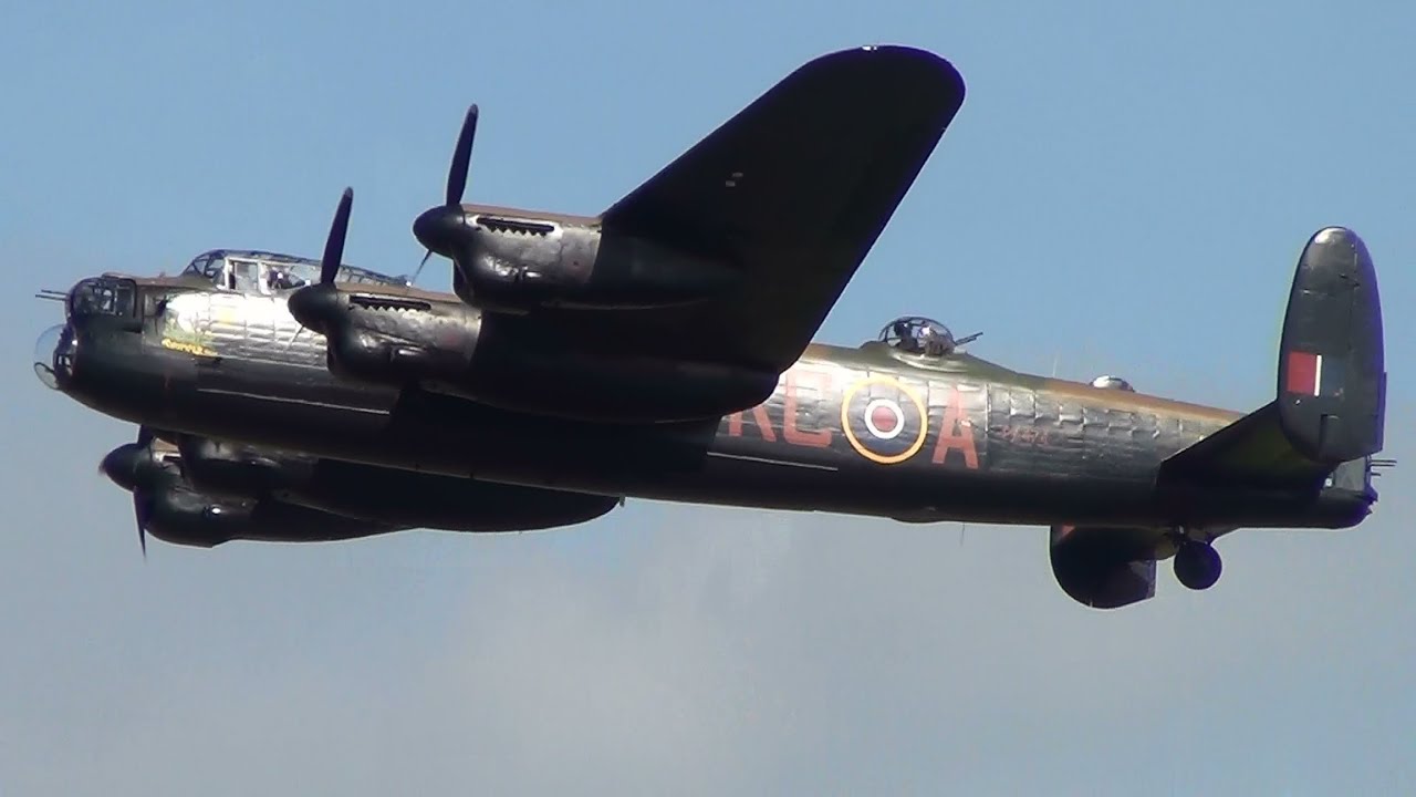 Avro Lancaster at Abingdon 5th May 2013 - YouTube