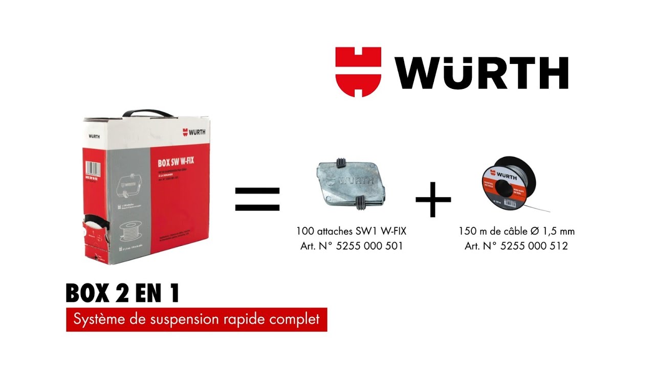 Box SW W-FIX - Würth - YouTube
