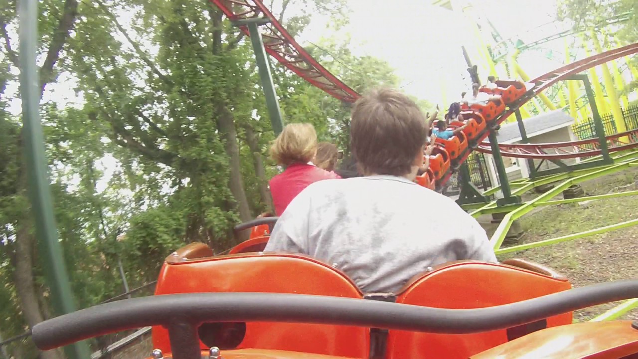 ADVENTURE LAND 2017 LADY BUG ROLLER COASTER - YouTube