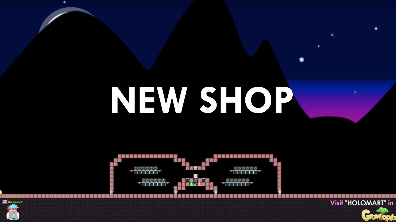 Growtopia | Building A New Shop World With TONS of WLS | - YouTube