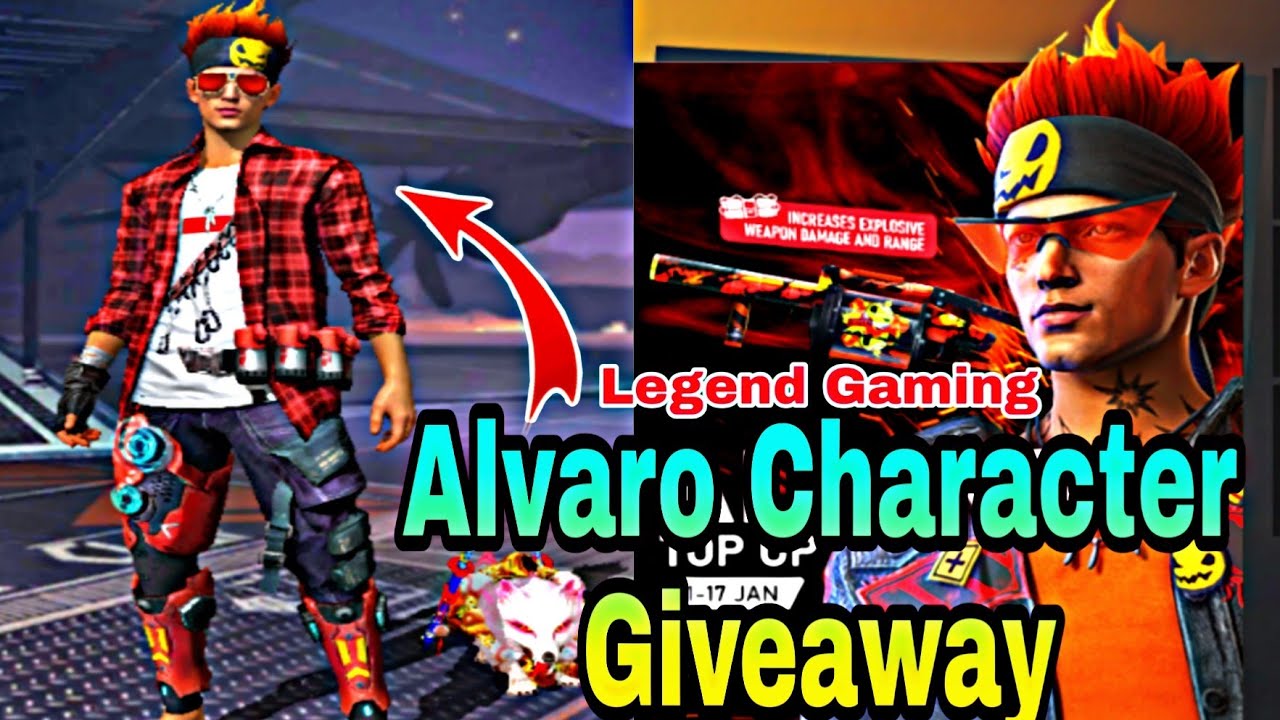Alvaro Character Giveaway || New Character Giveaway || Legend Gaming ...